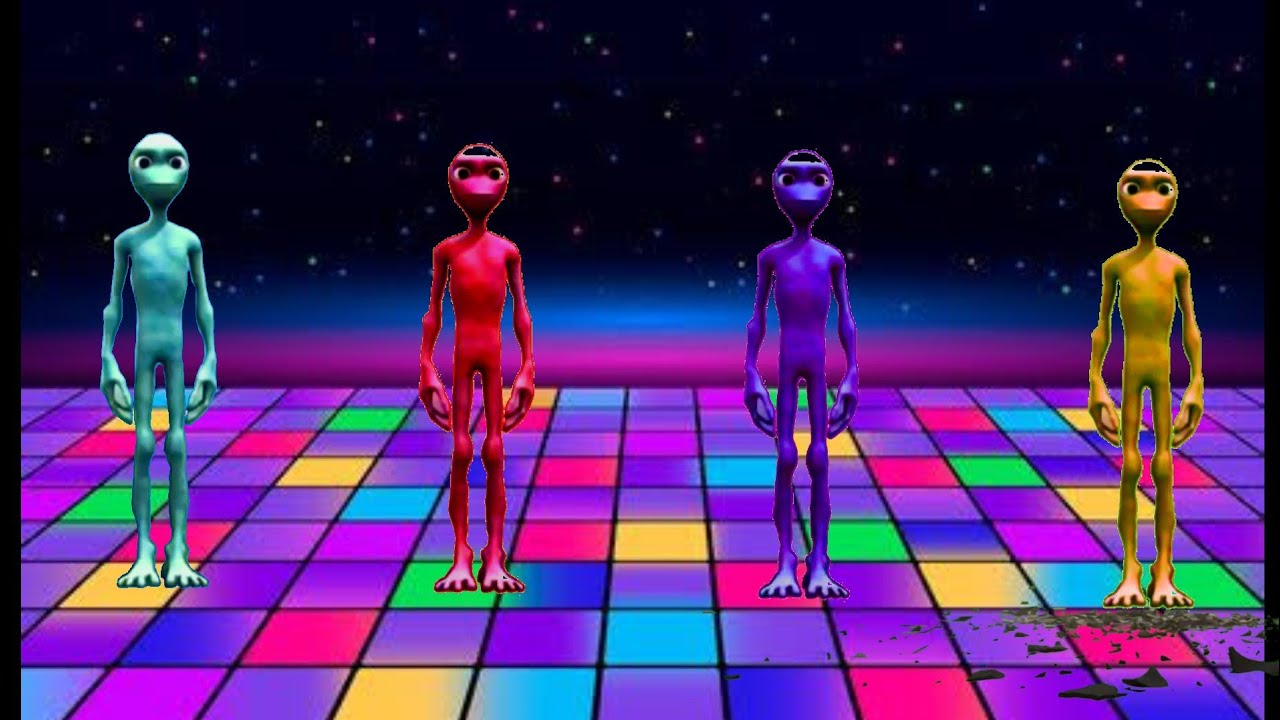 Dance Challenge Dame Tu Cosita Song Alien Dance Color Neon, Red, Purple ...