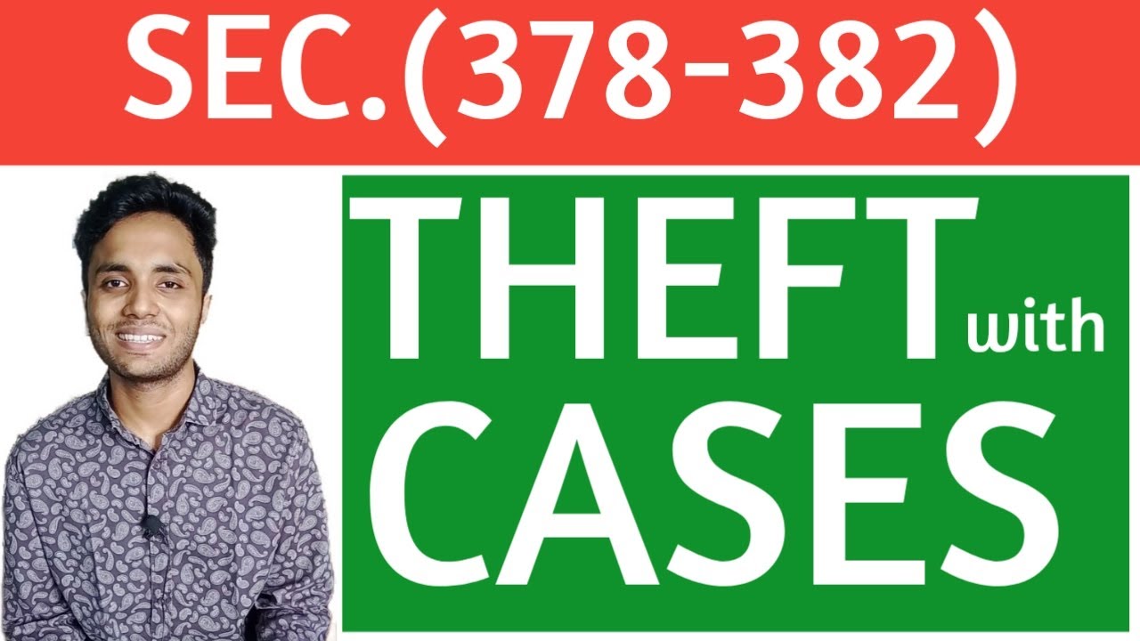 Theft under Section( 378-382) - YouTube