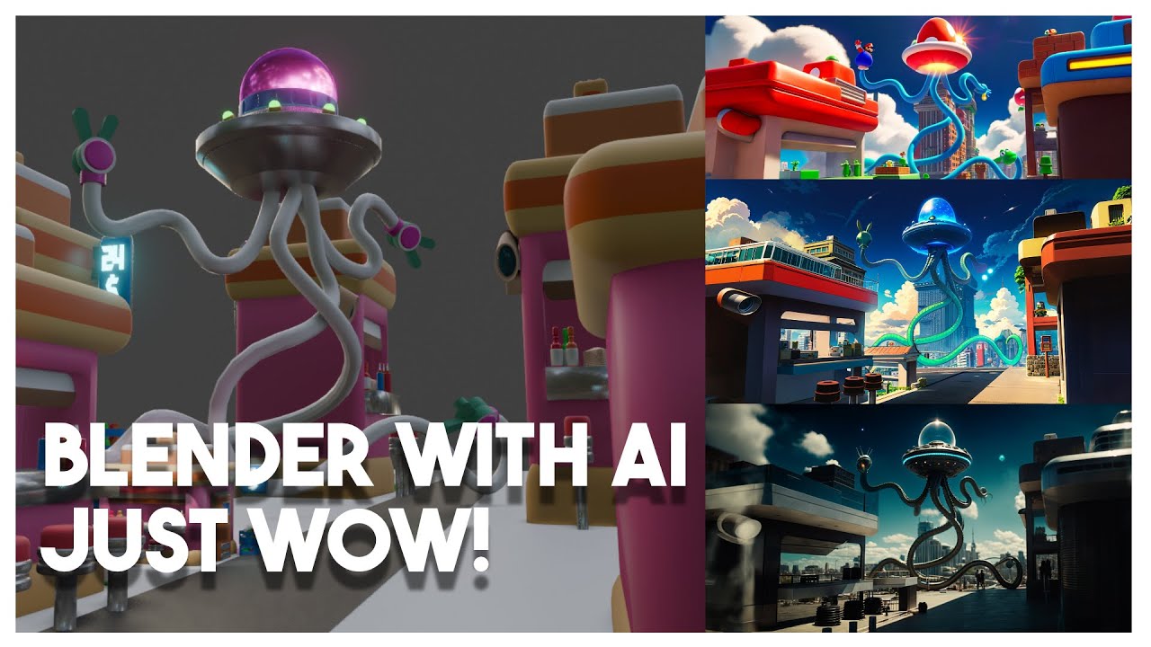 Blender with AI - just WOW! - YouTube