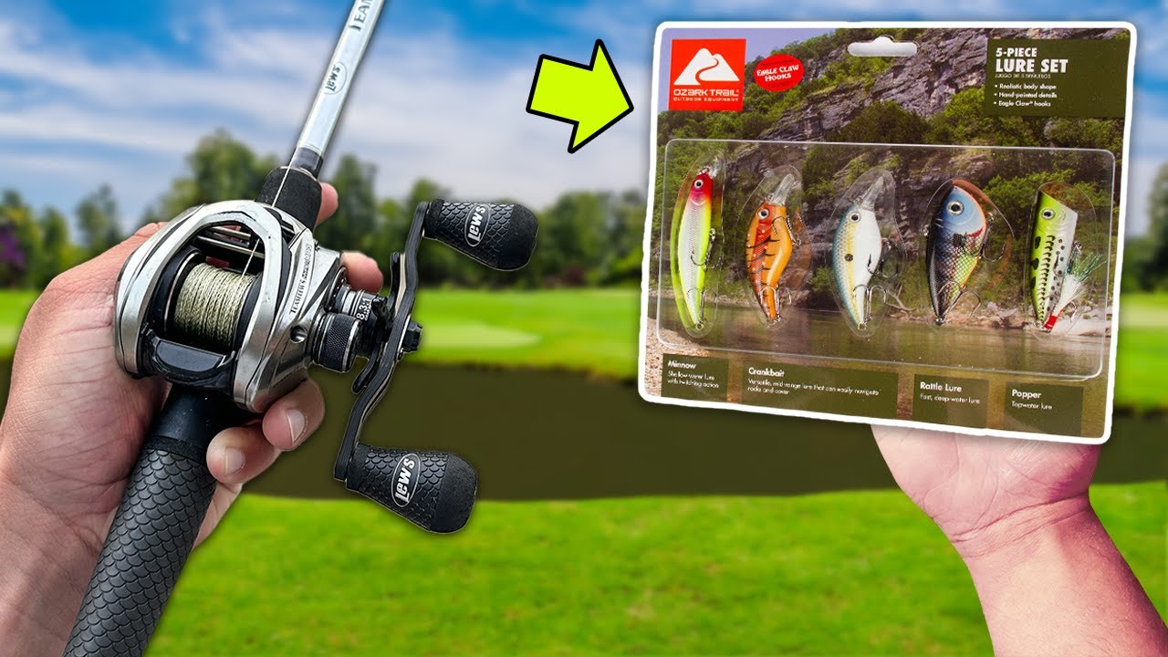 $1 Lure Walmart Budget Fishing Challenge! - YouTube