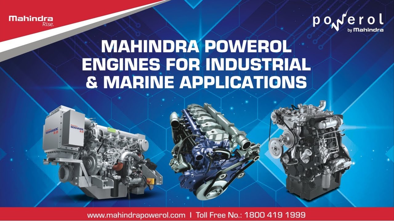 Mahindra Powerol Industrial Engine AV #MahindraEngines - YouTube