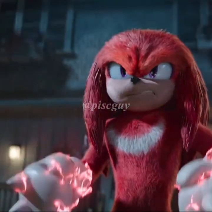 Knuckles The Last Echidna Warrior in SONIC The Movie 2 | Edit #shorts ...
