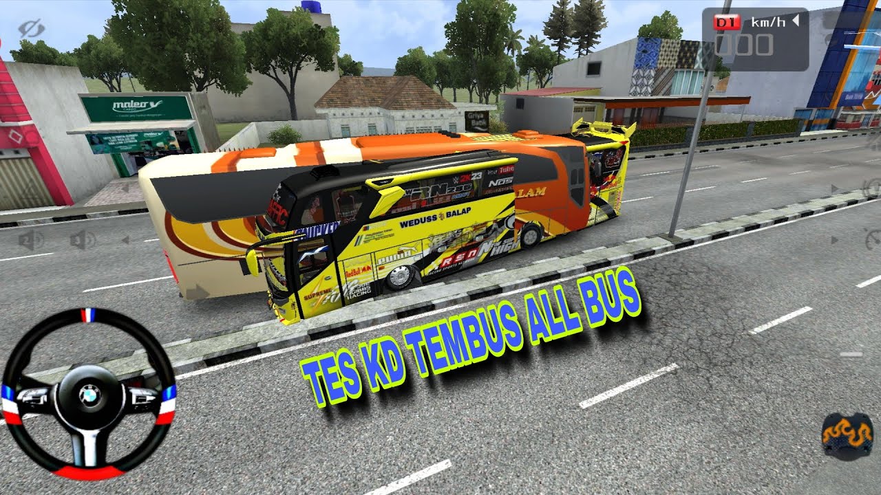 TES KD TEMBUS ALL BUSS - BUSSID V4.4.1#bussimulatorindonesia - YouTube