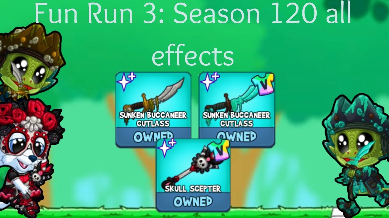Fun Run 3-Season 120 all effects - YouTube