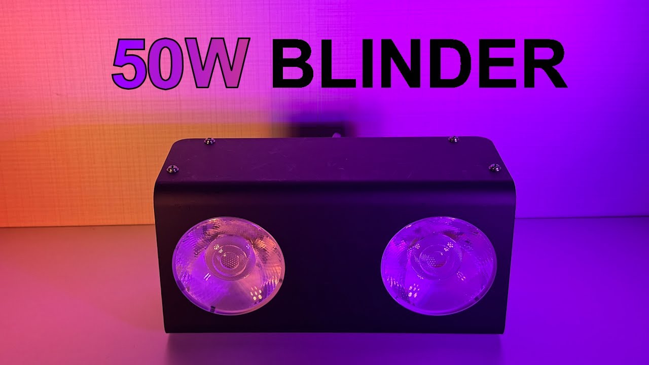 50W mini blinder | Bemutató - YouTube