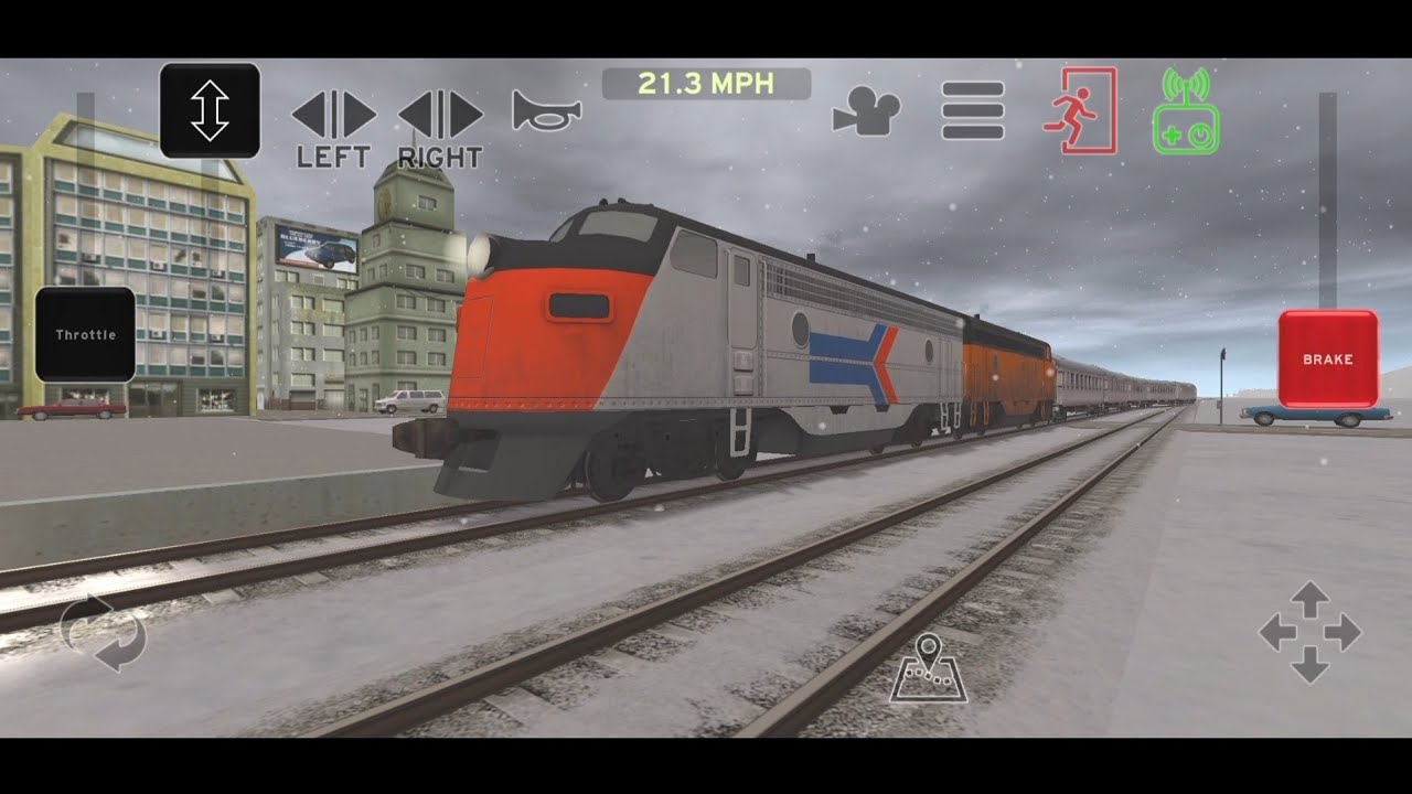 F units led Passenger Train arrives Central Station in Train and Rail ...