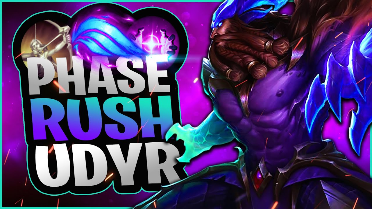 WHAT HAPPENS WHEN YOU TAKE PHASE RUSH ON UDYR!?! - League of Legends ...