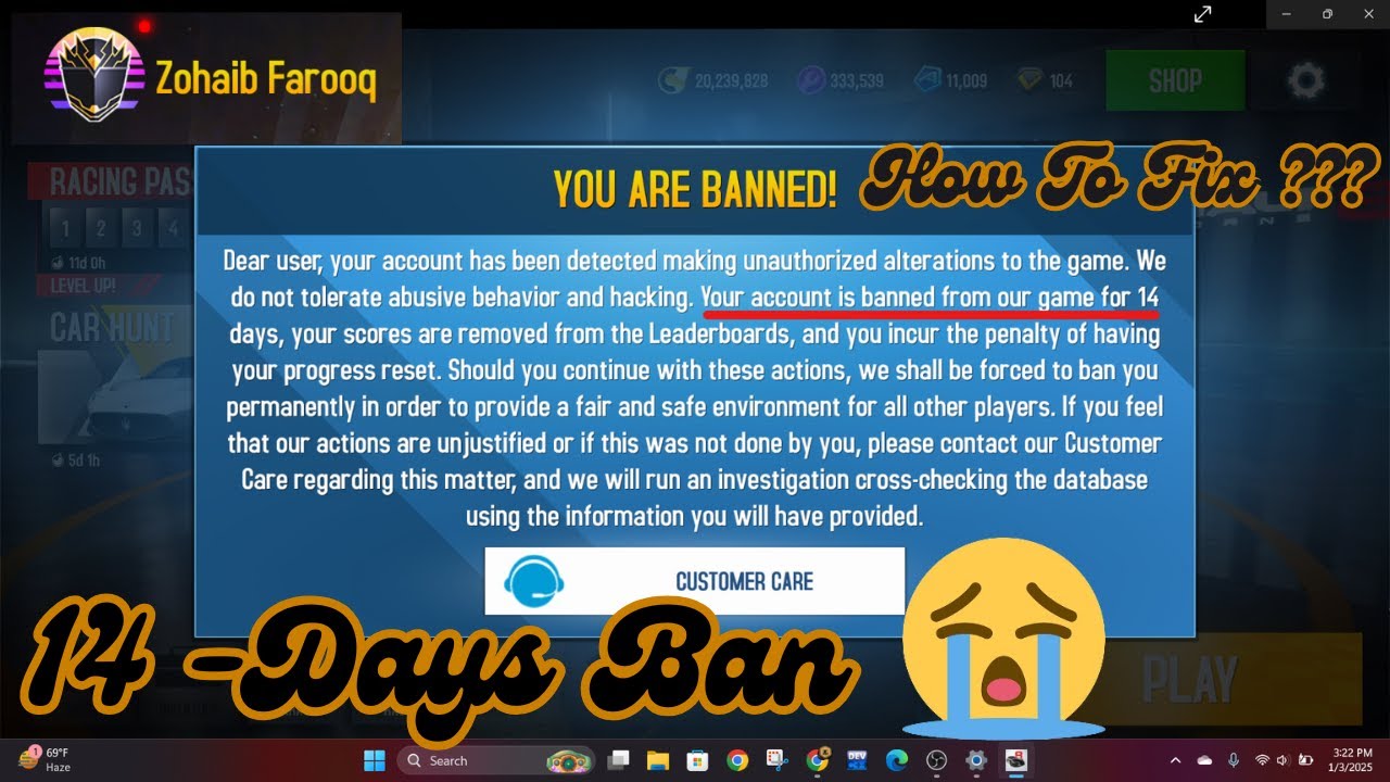 14 Days Ban on My Best Asphalt 8 Account! 🥹 - YouTube
