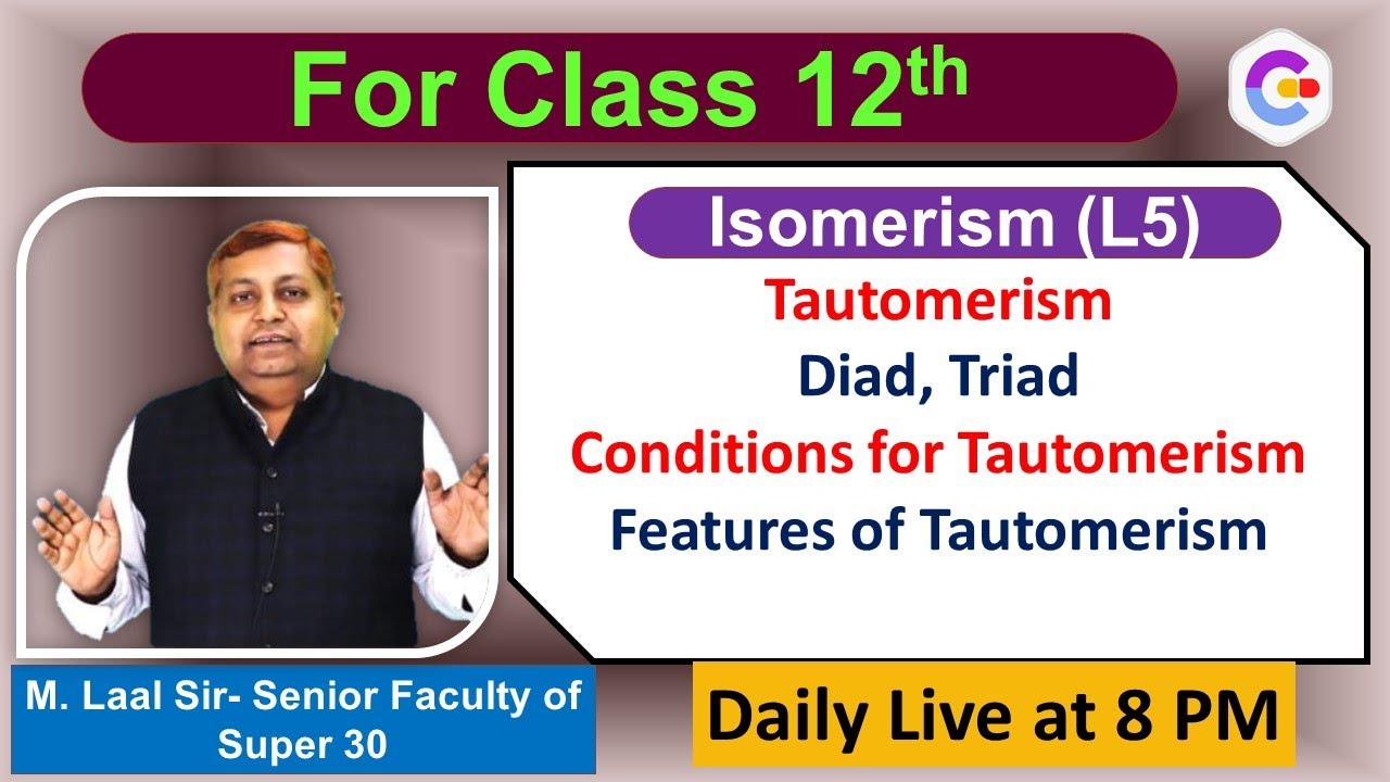 Tautomerism | Conditions for Tautomerism |Features of Tautomerism, Diad ...