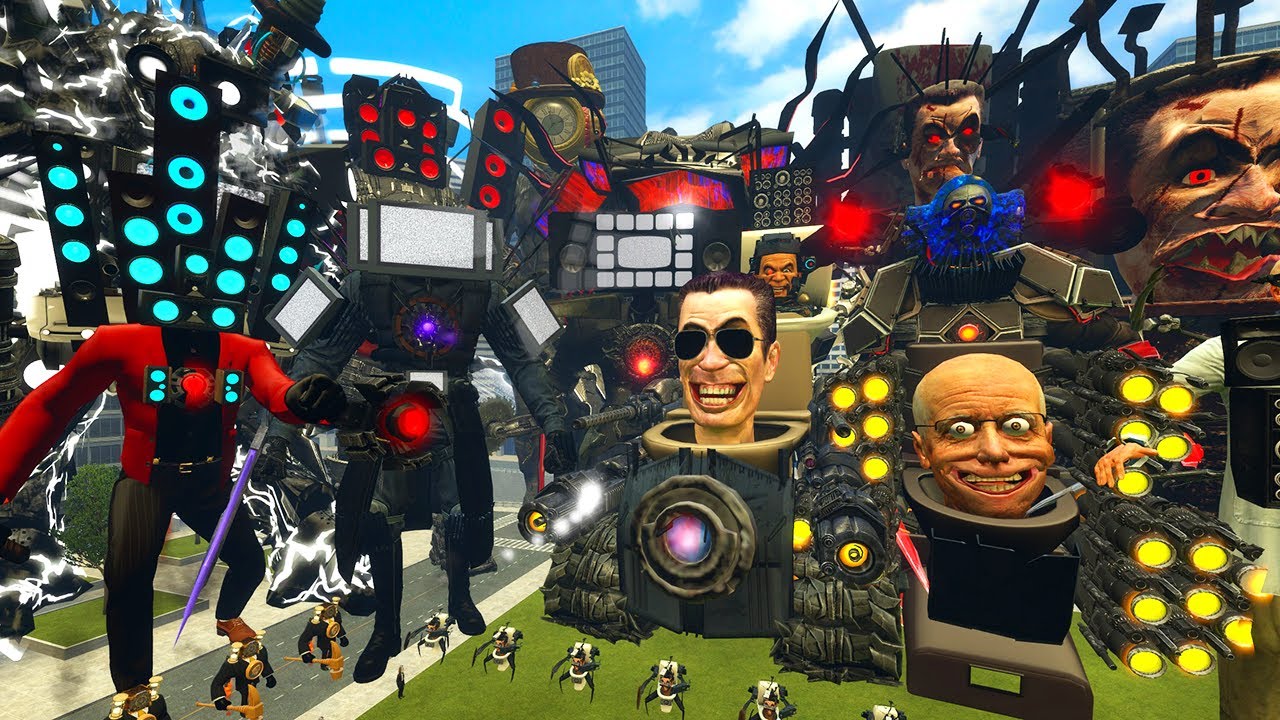 SPEAKERMAN CURSED, CAMERAMAN CURSED AND TV MAN CURSED VS 1-71 SKIBIDI ...