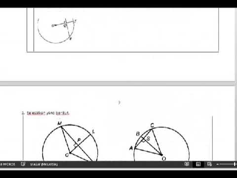 MATHS FORM 2: BAB 5 BULATAN (PART 4: Penyelesaian masalah berkaitan ...