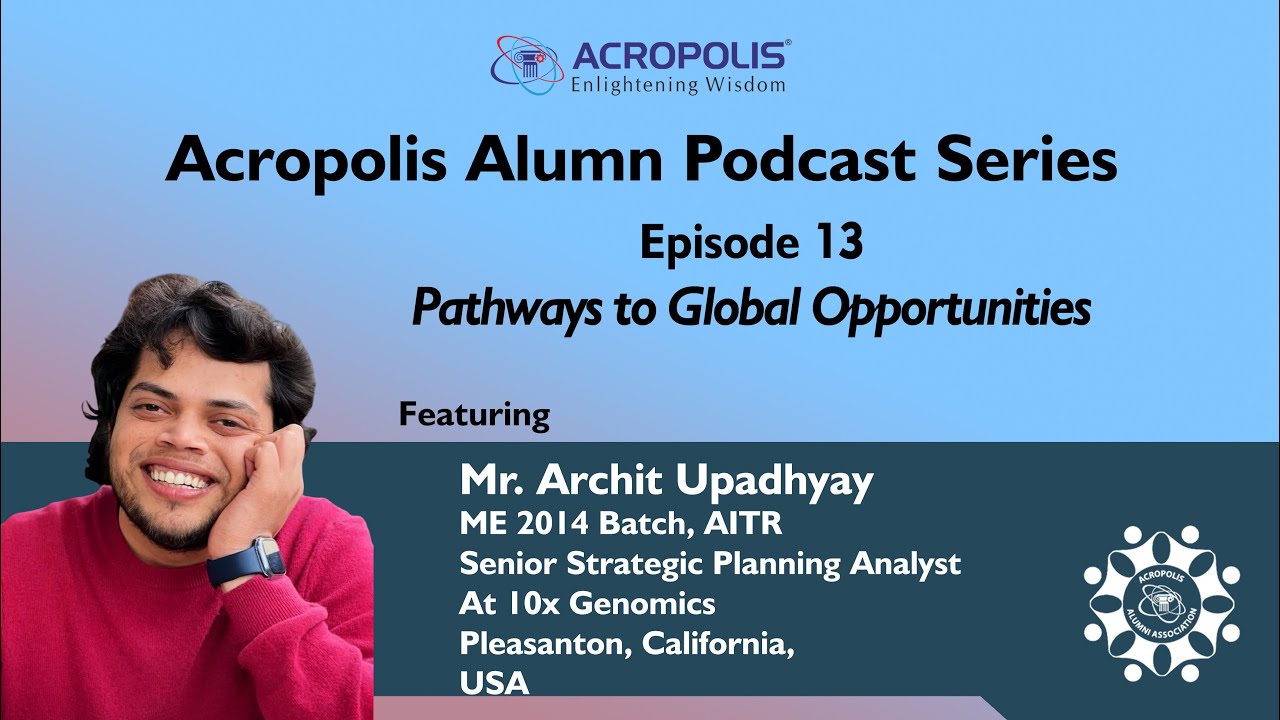 AITR Alumni Podcast Series Episode 13 | Pathways to Global ...