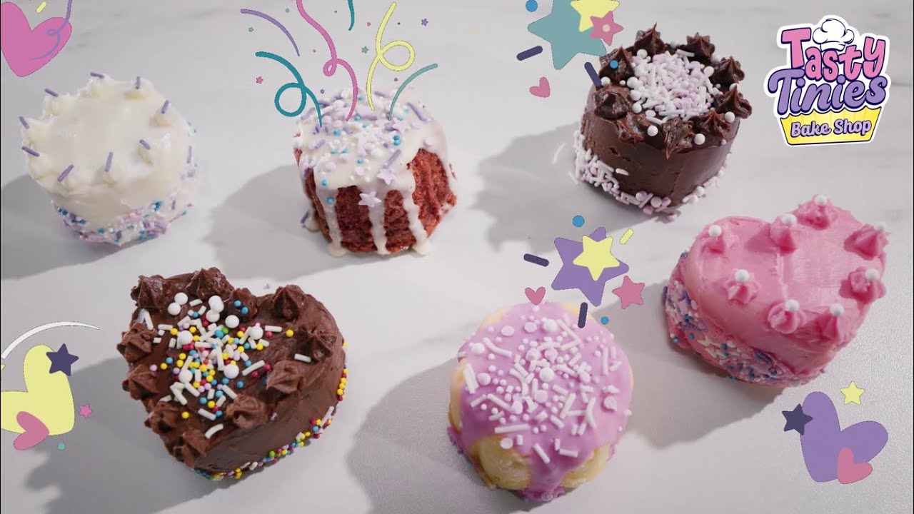 Tasty Tinies Bake Shop: Real Mini Cakes! - YouTube