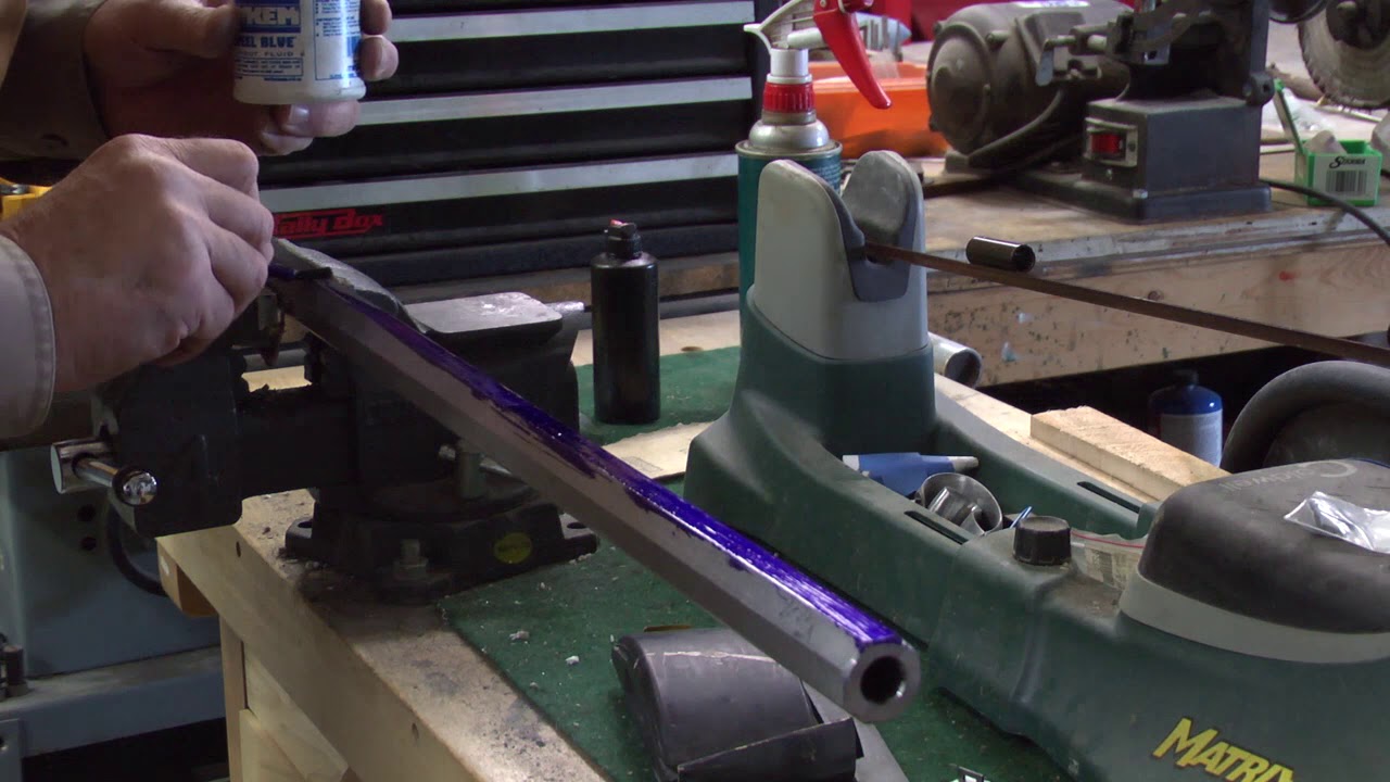 Draw Filing an Octagon Muzzleloader Barrel - YouTube