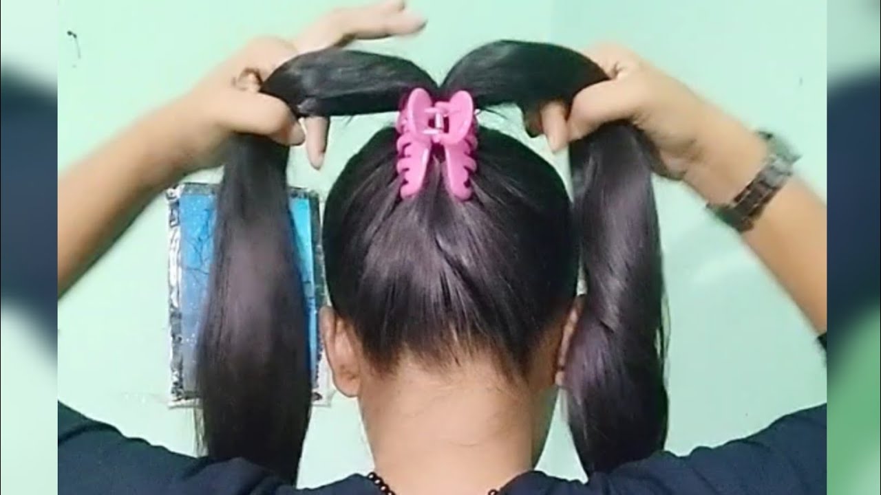 Trending Clutcher Bun Hairstyle।। - YouTube