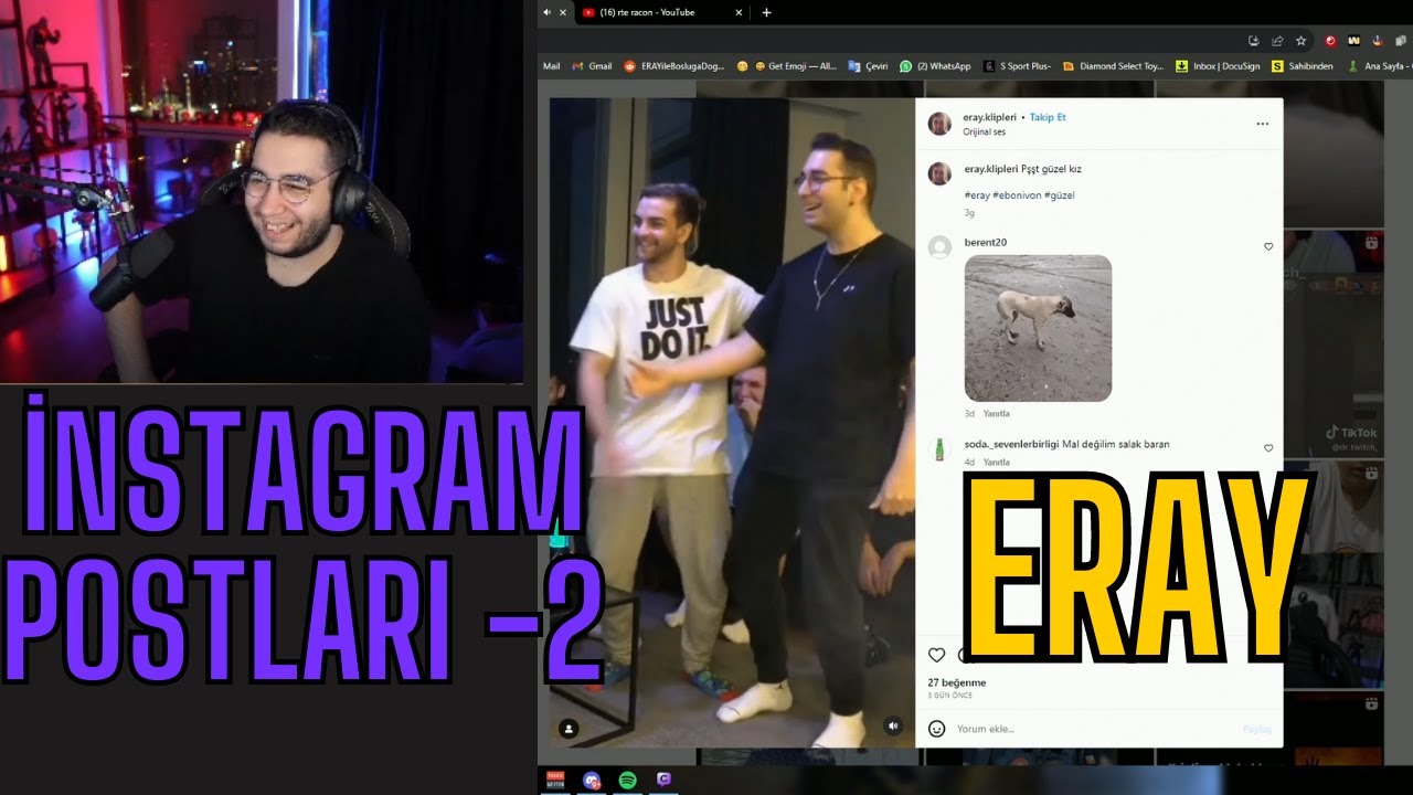 Eray - İnstagram Etiketlerdeki Postlara Bakıyor - (2) !!! 😀😀 - YouTube