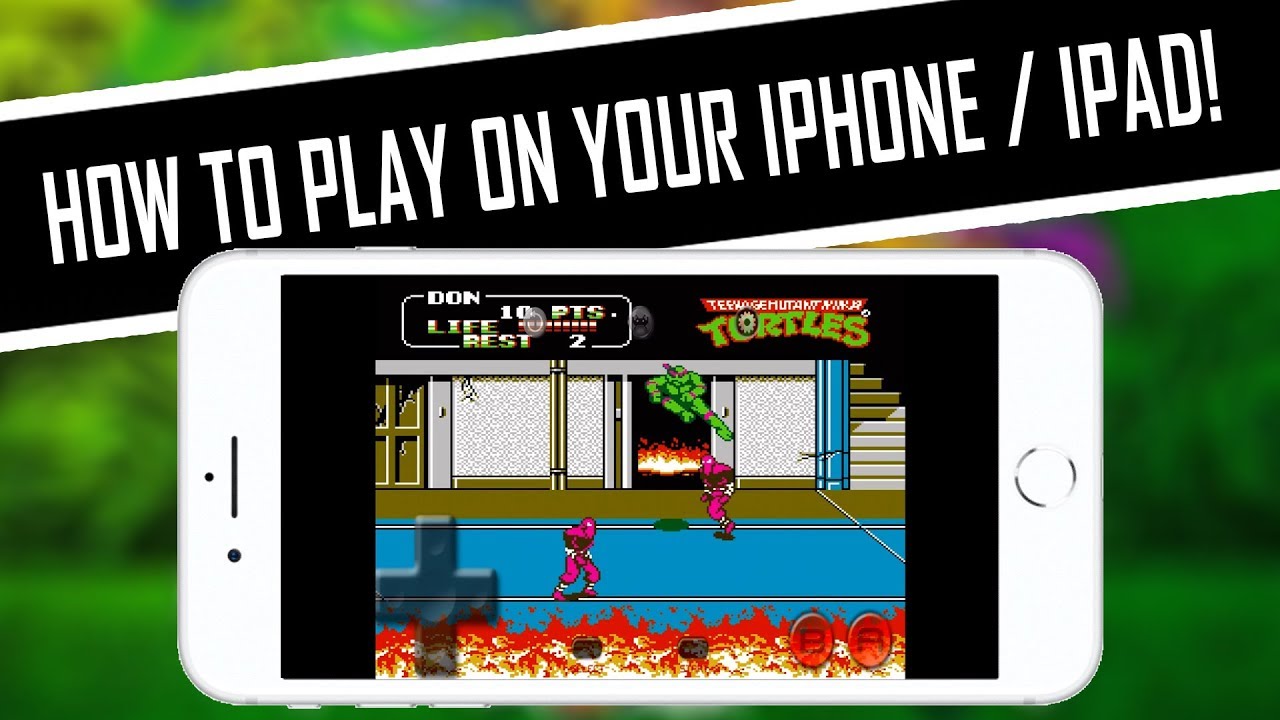 HOW TO PLAY TMNT 2: The Arcade Game (NES) on iPhone, iPad, iPod, iOS ...