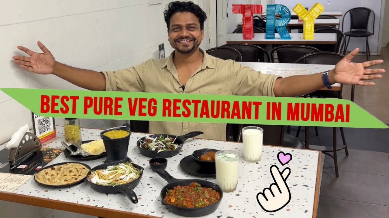 Best Pure Veg Restaurant in Mumbai 😋 Exploring Simply Veg Mahim 🥬 - YouTube