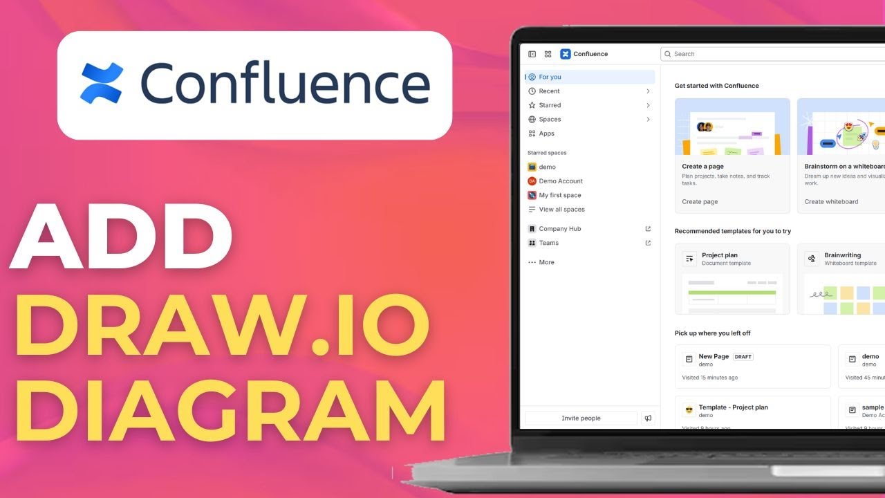 How to Add draw io Diagram in Confluence - YouTube
