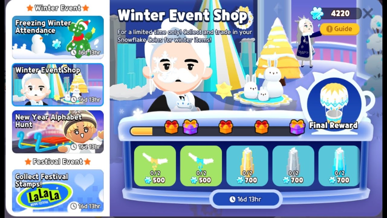 UPDATE BOX "WINTER EVENT SHOP" #2 | PLAY TOGETHER - YouTube