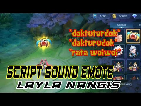 script sound emote layla |mobilelegends - YouTube