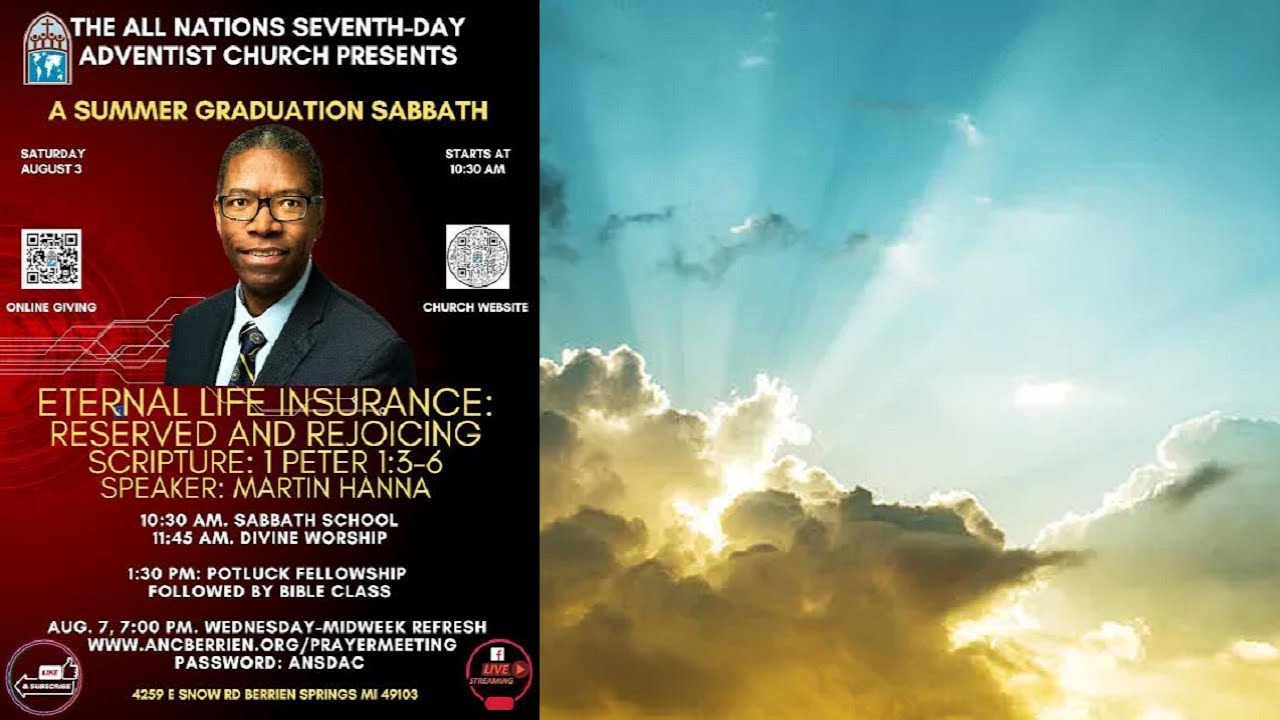 "Eternal Life Insurance: Reserved and Rejoicing" - Martin Hanna | ANC ...