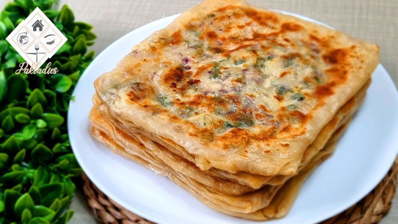 Crispy Cheese and Onion Paratha | Pyaz Paratha Recipe | Indian ...