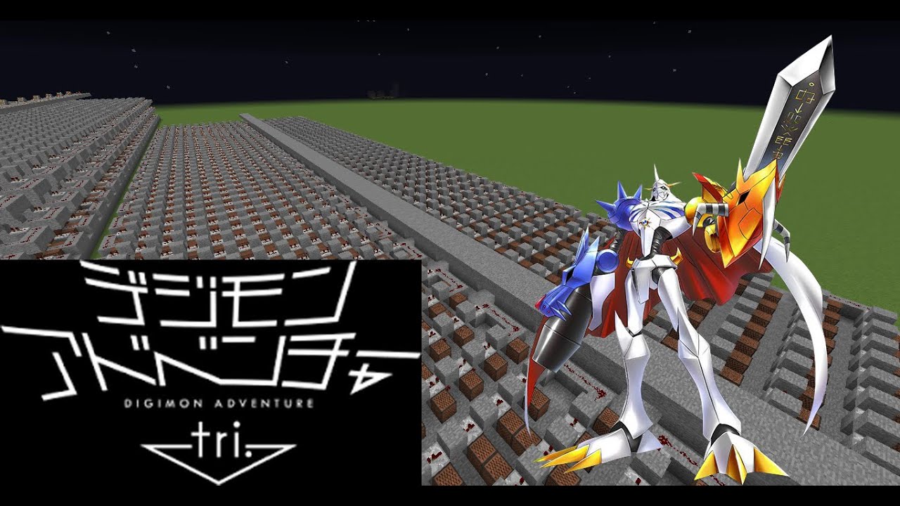 Digimon Adventure Tri Butter-Fly Song In Minecraft - YouTube