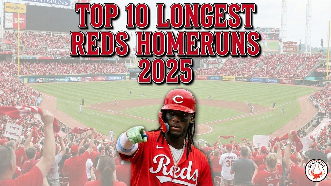 Cincinatti Reds | The Longest Home Runs of 2025 - YouTube