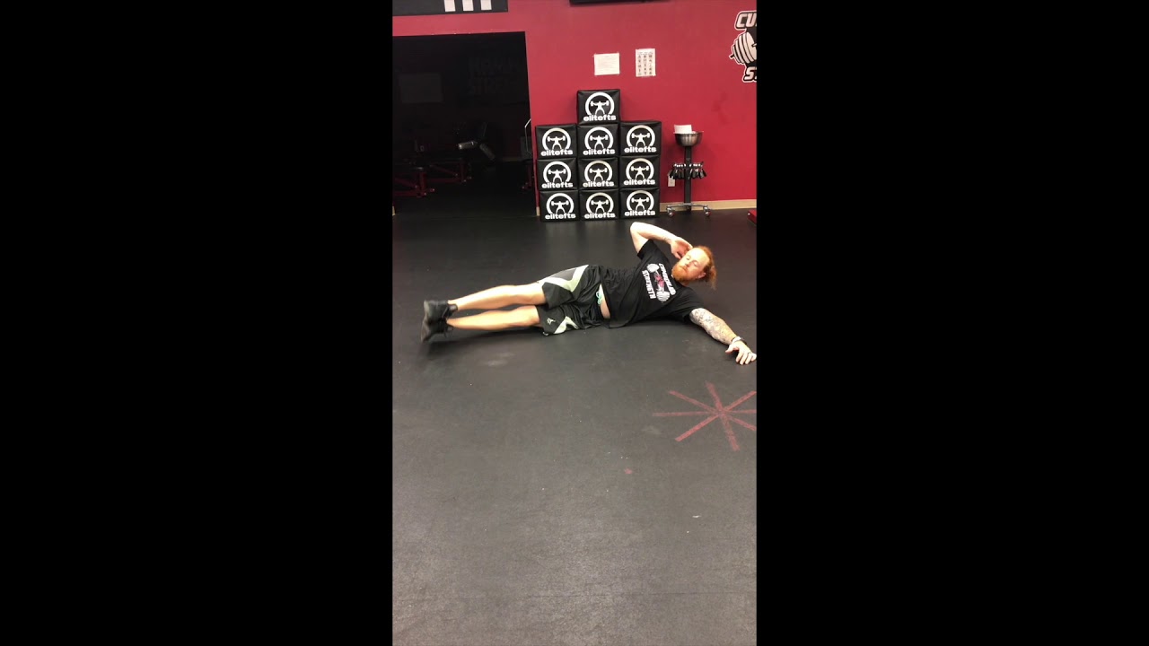 Side Lying Oblique Crunch - YouTube