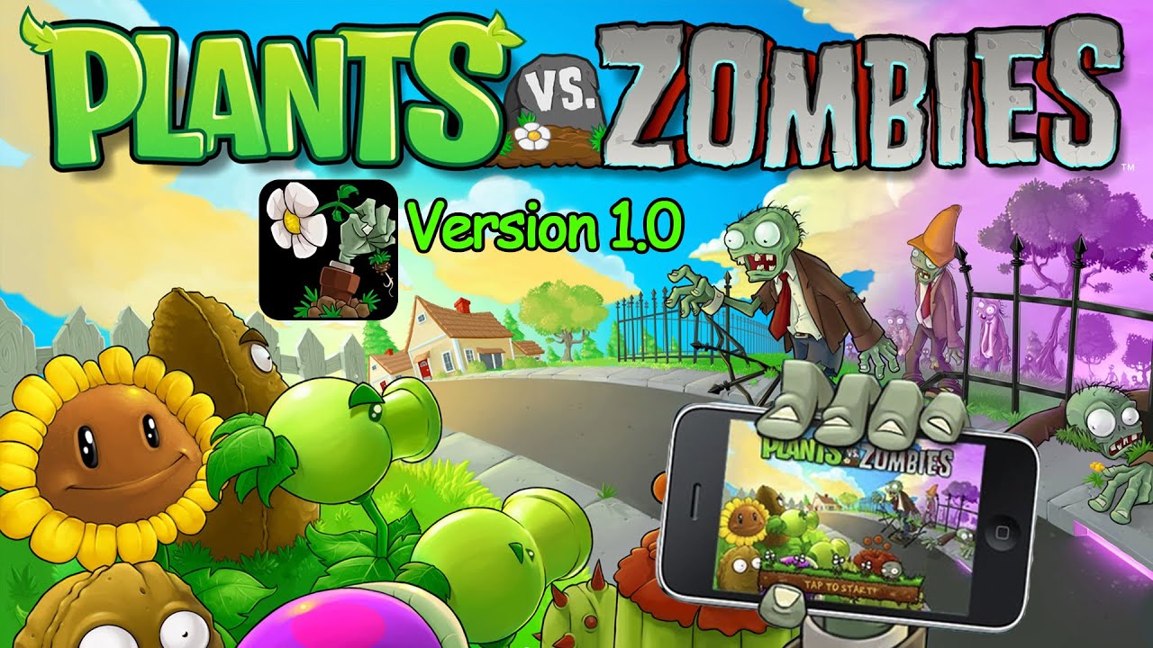 Plants vs. Zombies [iPhone] [Version 1.0] FULL Walkthrough - YouTube