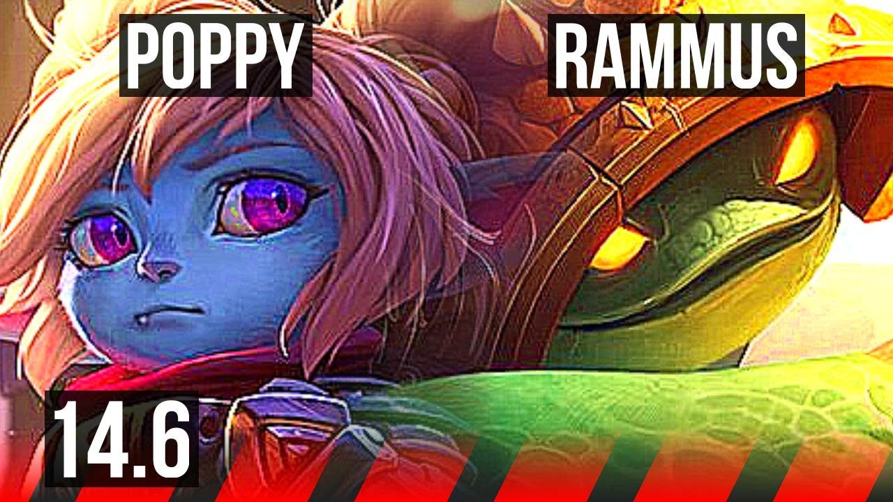 POPPY vs RAMMUS (TOP) | 7/1/12, 900+ games, Dominating | KR Grandmaster ...