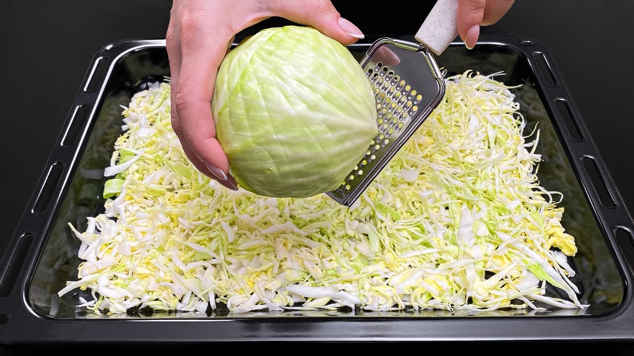 Haben Sie Kohl und einen Ofen? Raspeln Sie den Kohl und machen Sie ...