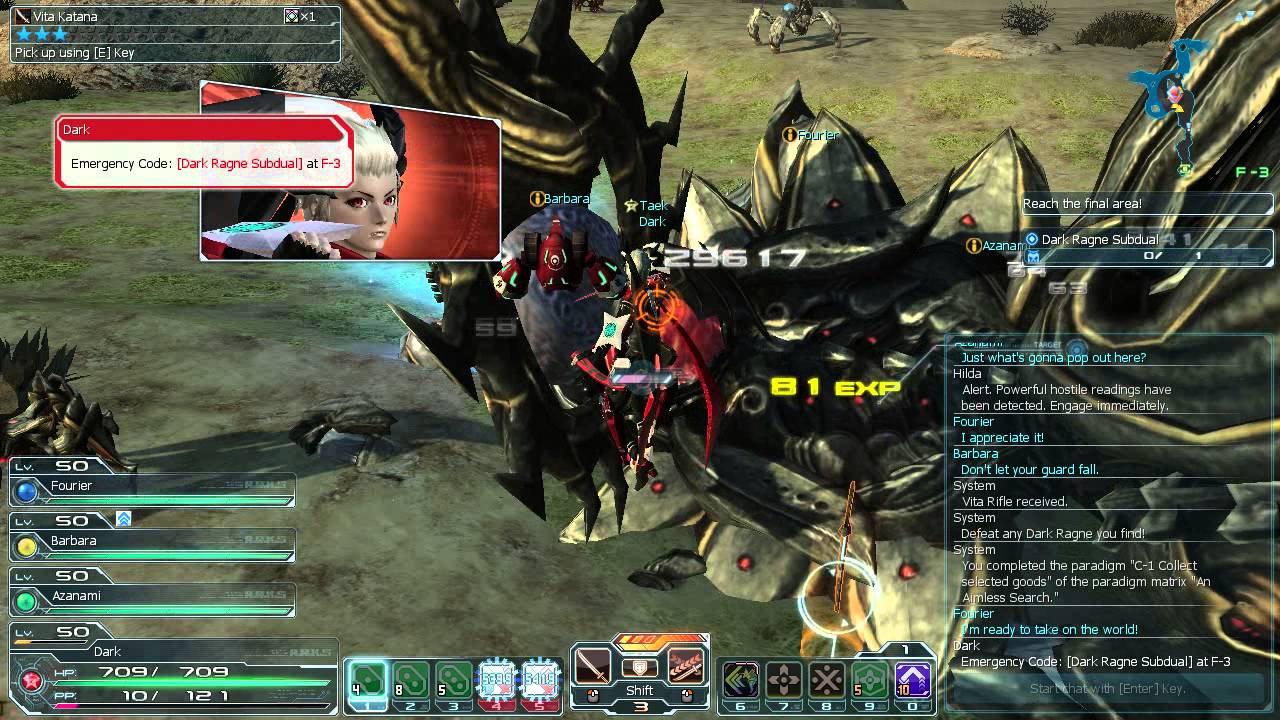 PSO2: Dark Ragne [Very Hard] Samurai Solo - YouTube