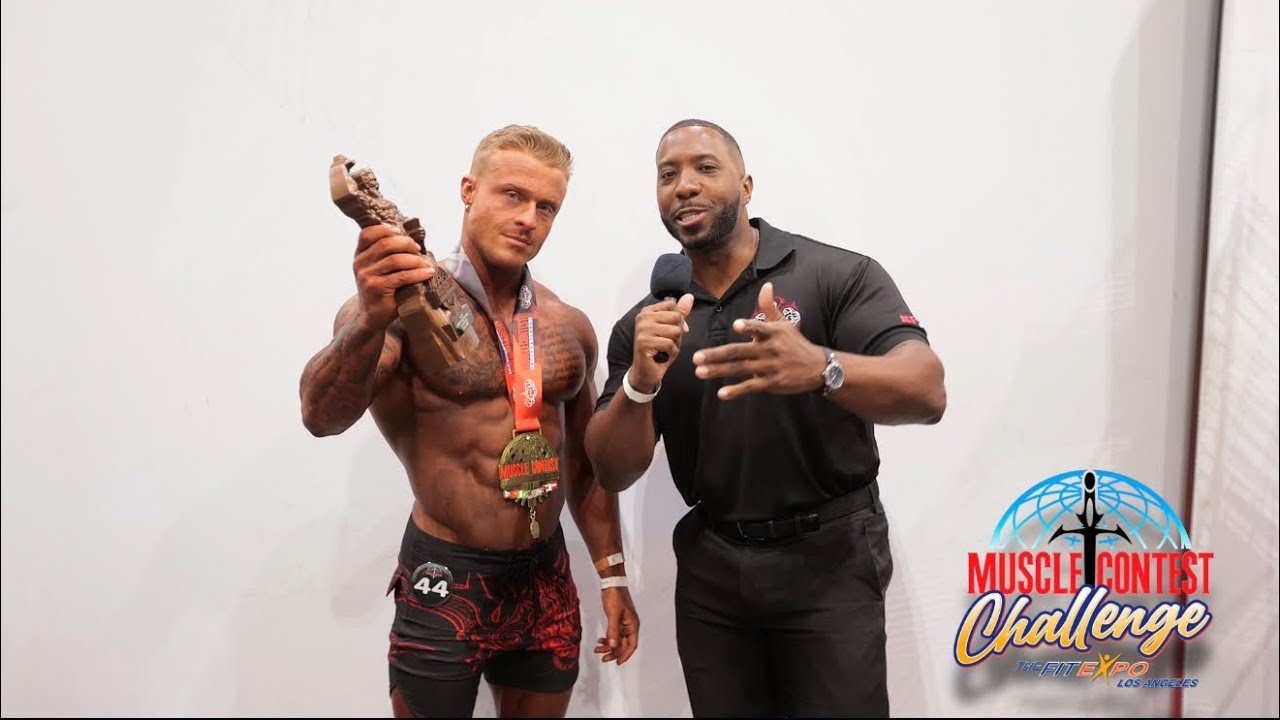 2025 FitExpo Muscle Contest Challenge Overall Men’s Physique Champion ...