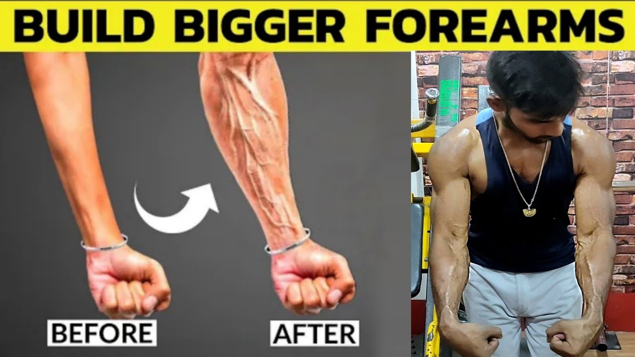 How to grow your Forearms (best exercises) - YouTube