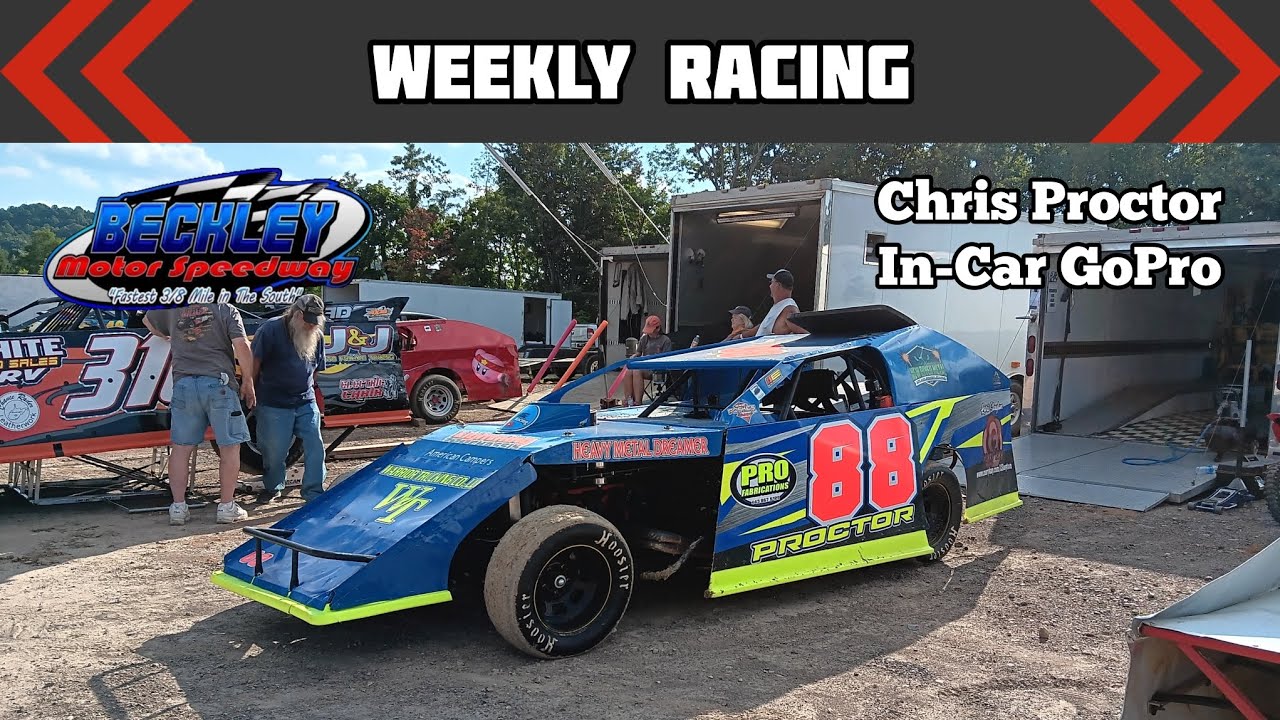 Beckley Motor Speedway | Weekly Racing - Chris Proctor GoPro Video (8 ...
