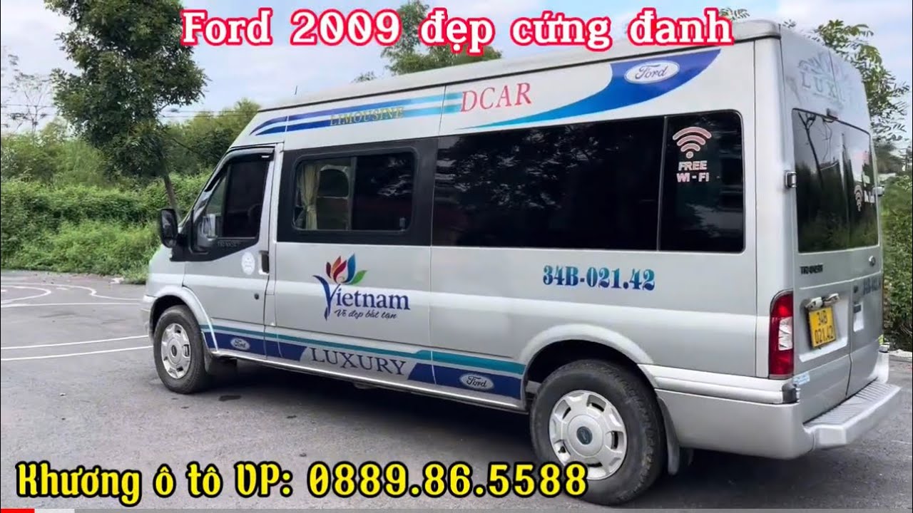 Ford Transit 2009 cực chất. Lh: 0889.86.5588 - YouTube