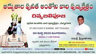 Live Holy Mass Word Of God Rev Fr Jaison Vc St Anthony S Shrine ...