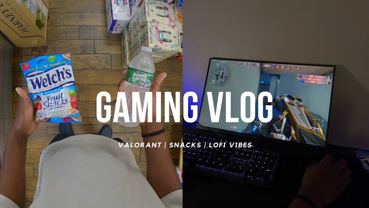 Snacks & Valorant: A Chill Gaming Vlog - YouTube