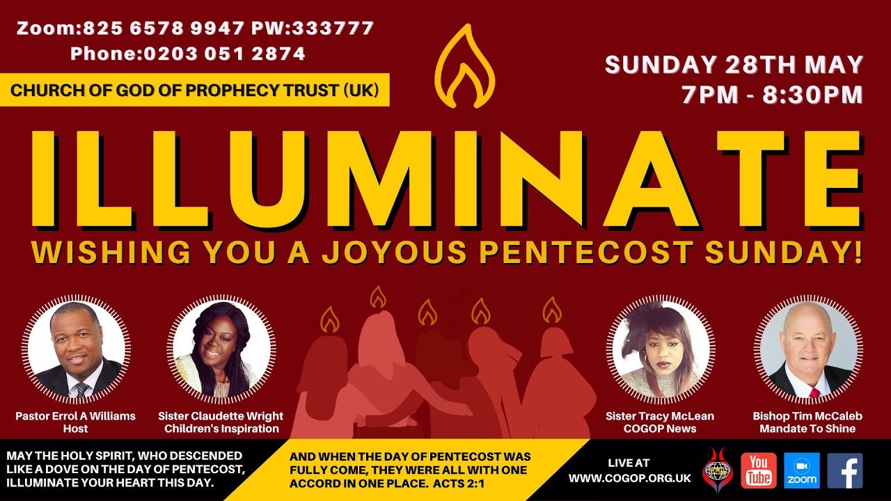 Pentecost Sunday | 28 May 2023 | Illuminate Mandate To Shine - YouTube