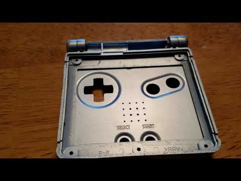 How to Clean a Gameboy Advance SP - YouTube