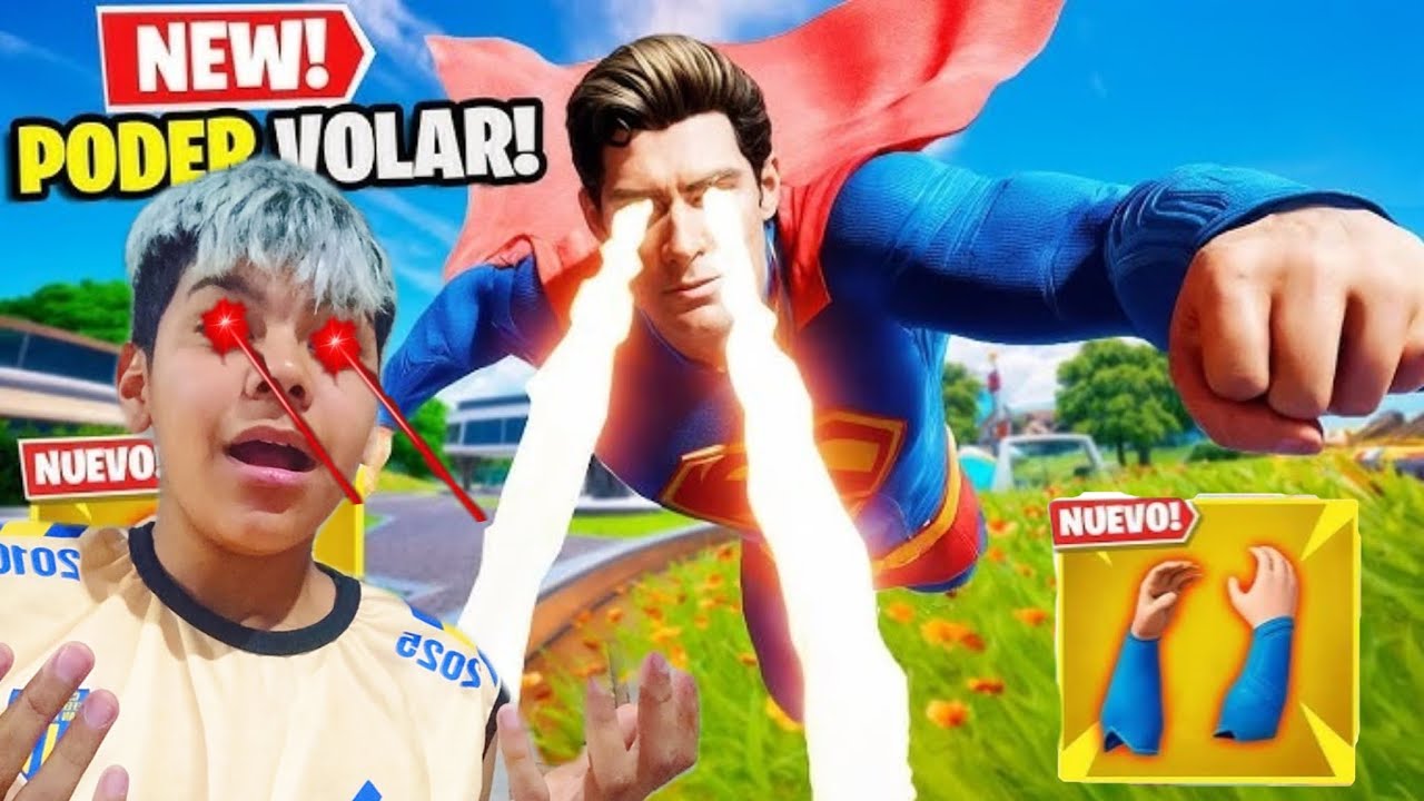 Use el NUEVO PODER DE SUPER PODER DE SUPERMAN en FORNITE y esto paso 🦸 ...