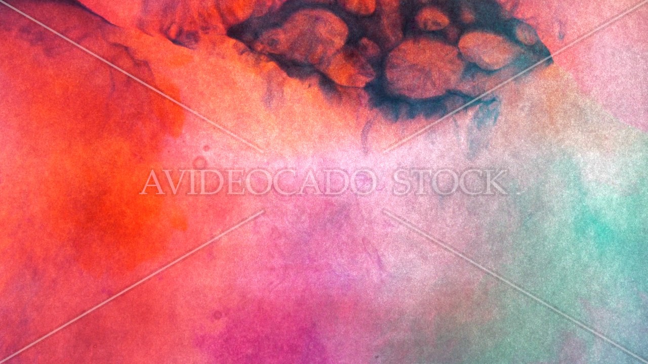 Colorful Watercolor in Slow Motion - Royalty-Free Stock Footage - YouTube