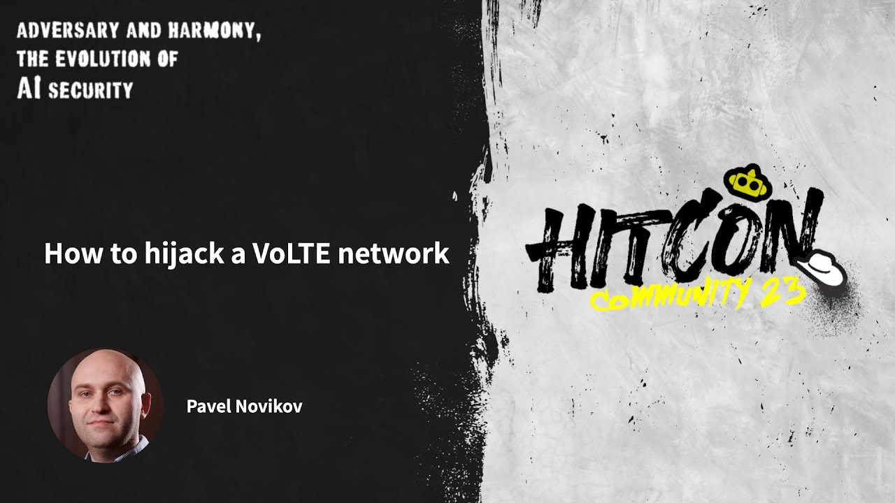 How to hijack a VoLTE network | HITCON CMT 2023 - YouTube