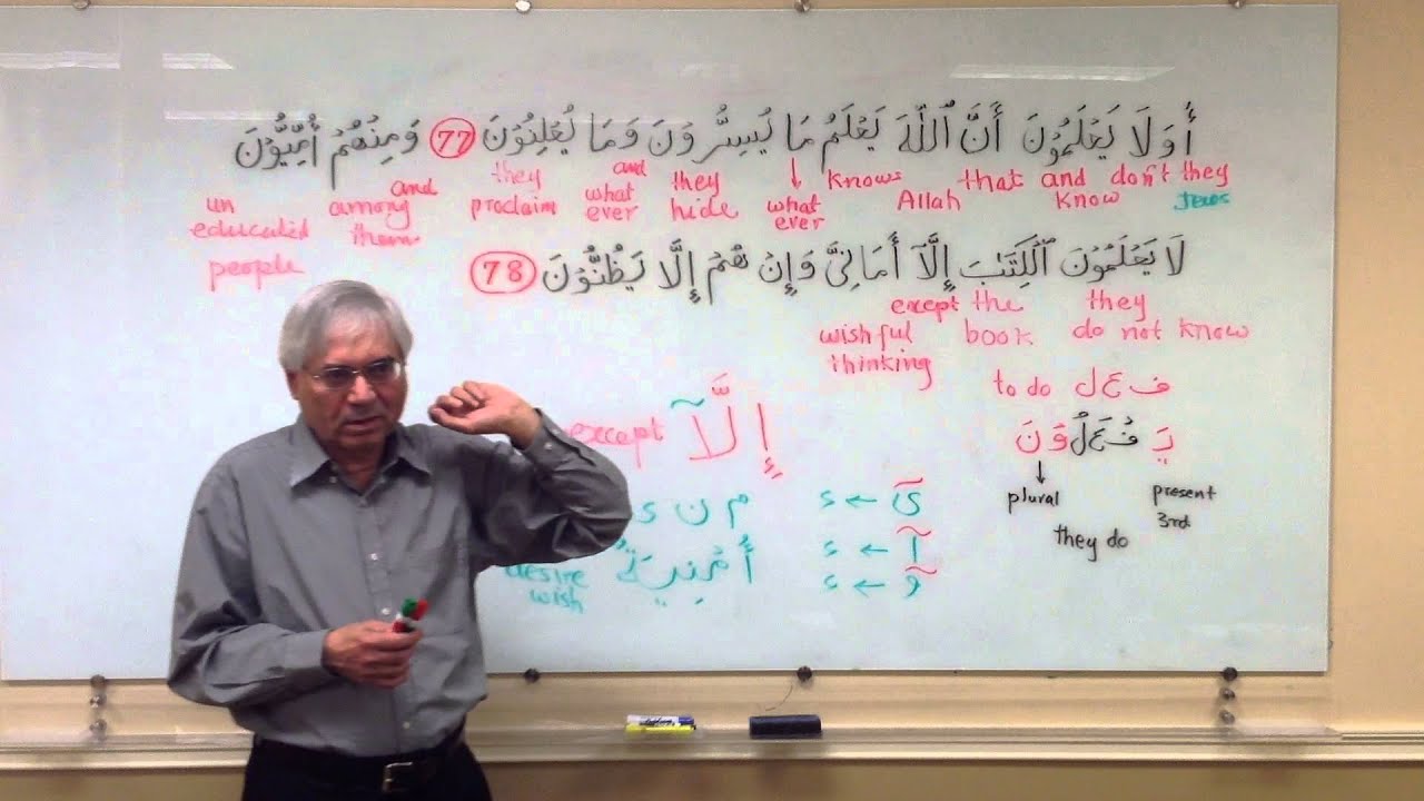 Understanding Quran AlBaqarah 78-2 - YouTube