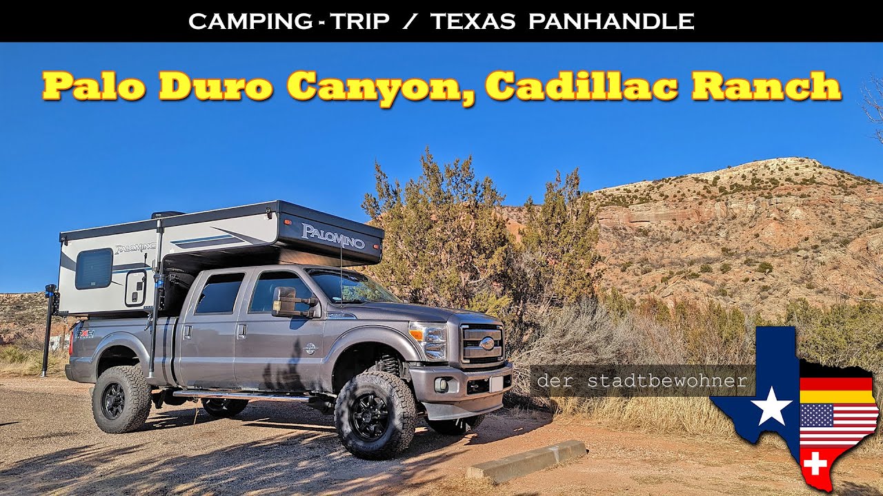 Camping-Trip ::: Palo Duro Canyon und Cadillac Ranch Amarillo - YouTube