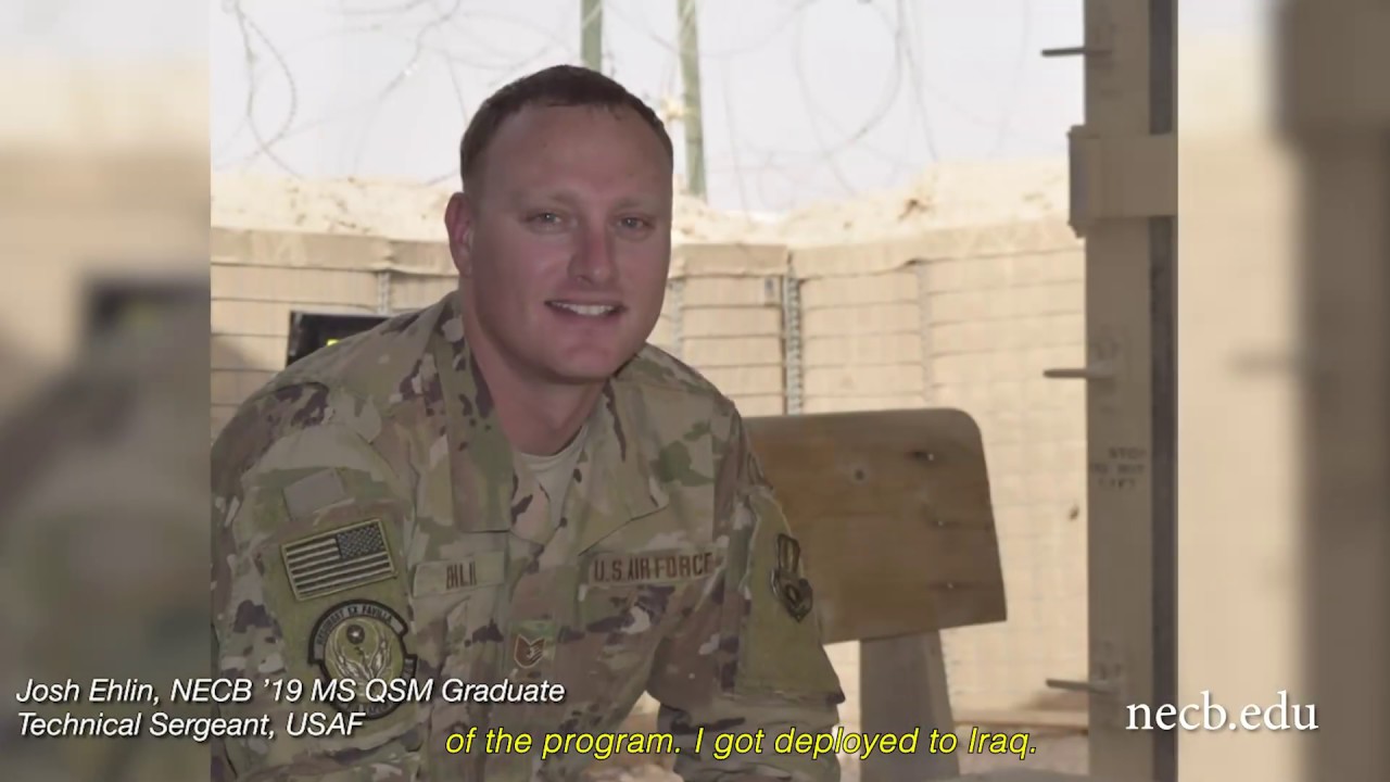 Never Give Up: Advice from NECB United States Air Force Alum, Josh ...