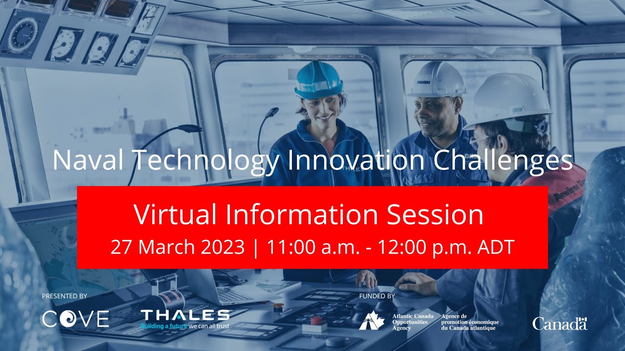 COVE x Thales Canada | Naval Technology Innovation Challenge Webinar ...
