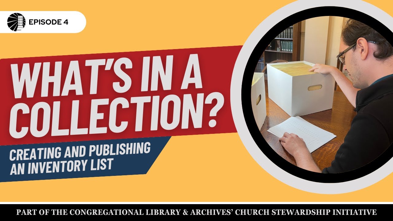 What's in a Collection? Creating and Publishing an Inventory List - YouTube